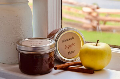 Apple Butter Mason Jar Labels