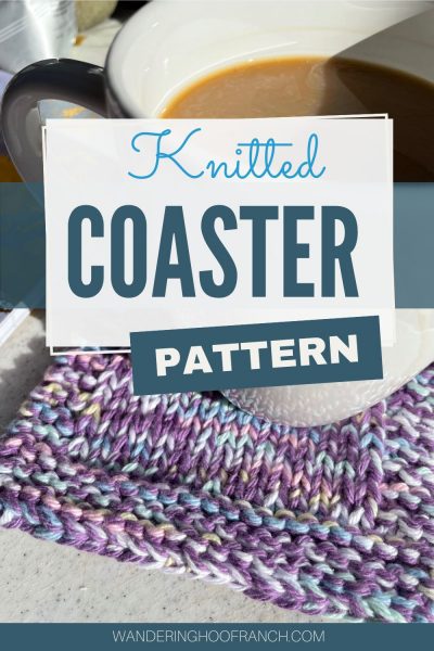 Easy Knitted Coaster Pattern in 30 minutes.
