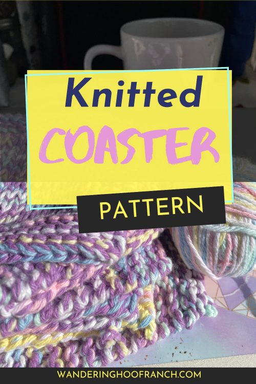 Easy Knitted Coaster Pattern in 30 minutes.